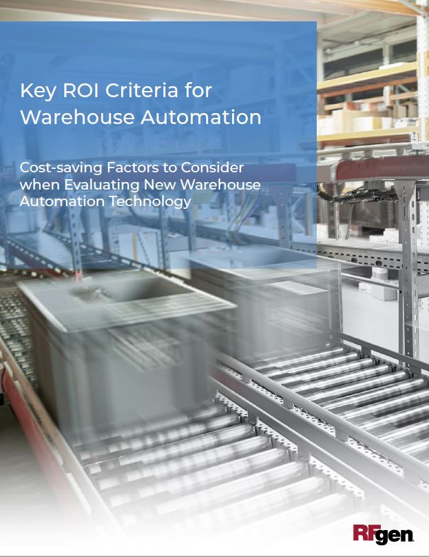 eBook download - ROI Criteria for Warehouse Automation - RFgen